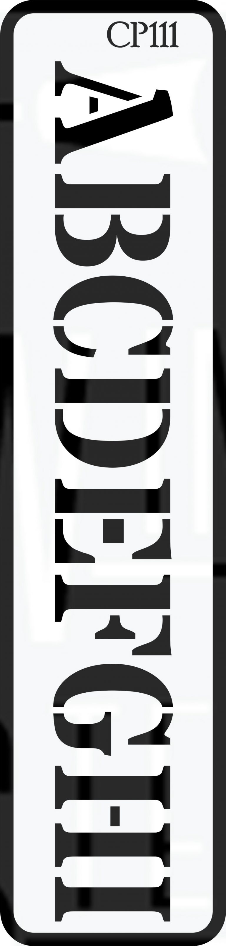 CP111 – Stencil – Windgat Stencils